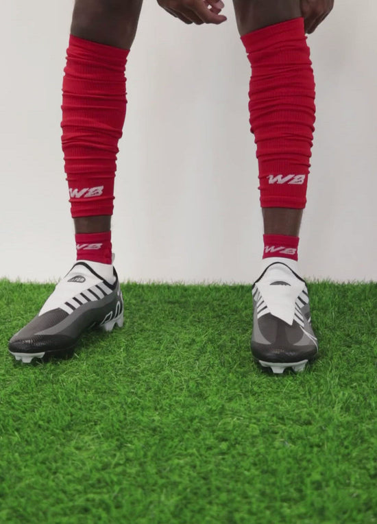 Football Leg Sleeves 2.0 (Red) – We Ball Sports