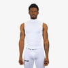 We Ball Sports Compression Turtle Neck Tank Top (White)